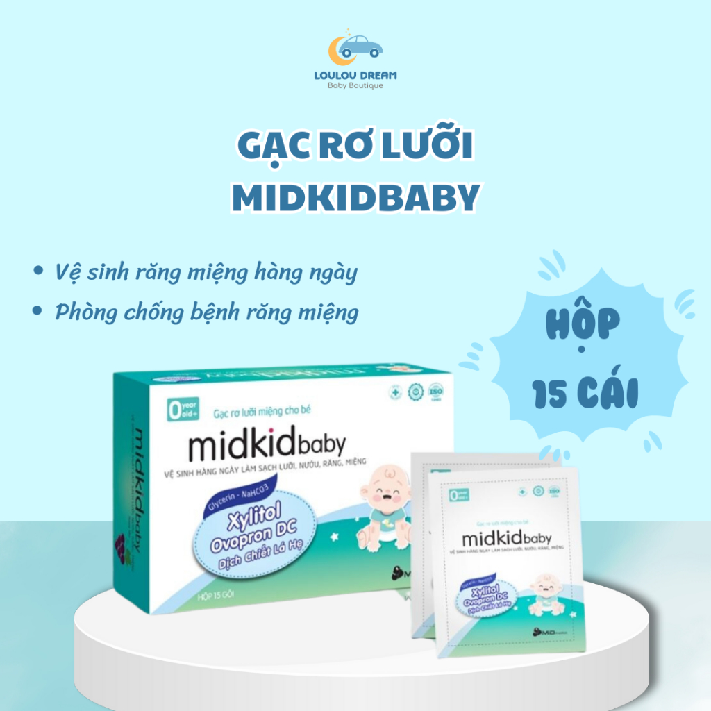 Midkidbaby mesh swabs help clean baby's teeth, tongue, gums and oral ...