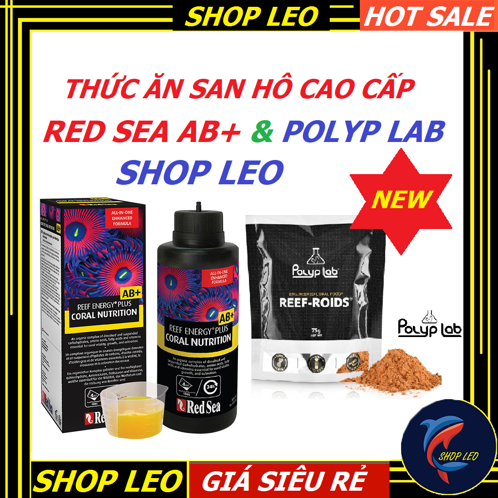 Coral Feed AB + And Reef Roids Polyp Lab (Box c / h / Small)-High-End ...