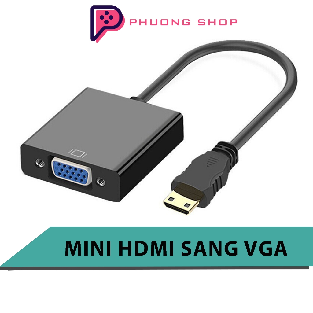 MINI HDMI TO VGA CABLE SET - MINI HDMI TO VGA | Shopee Malaysia