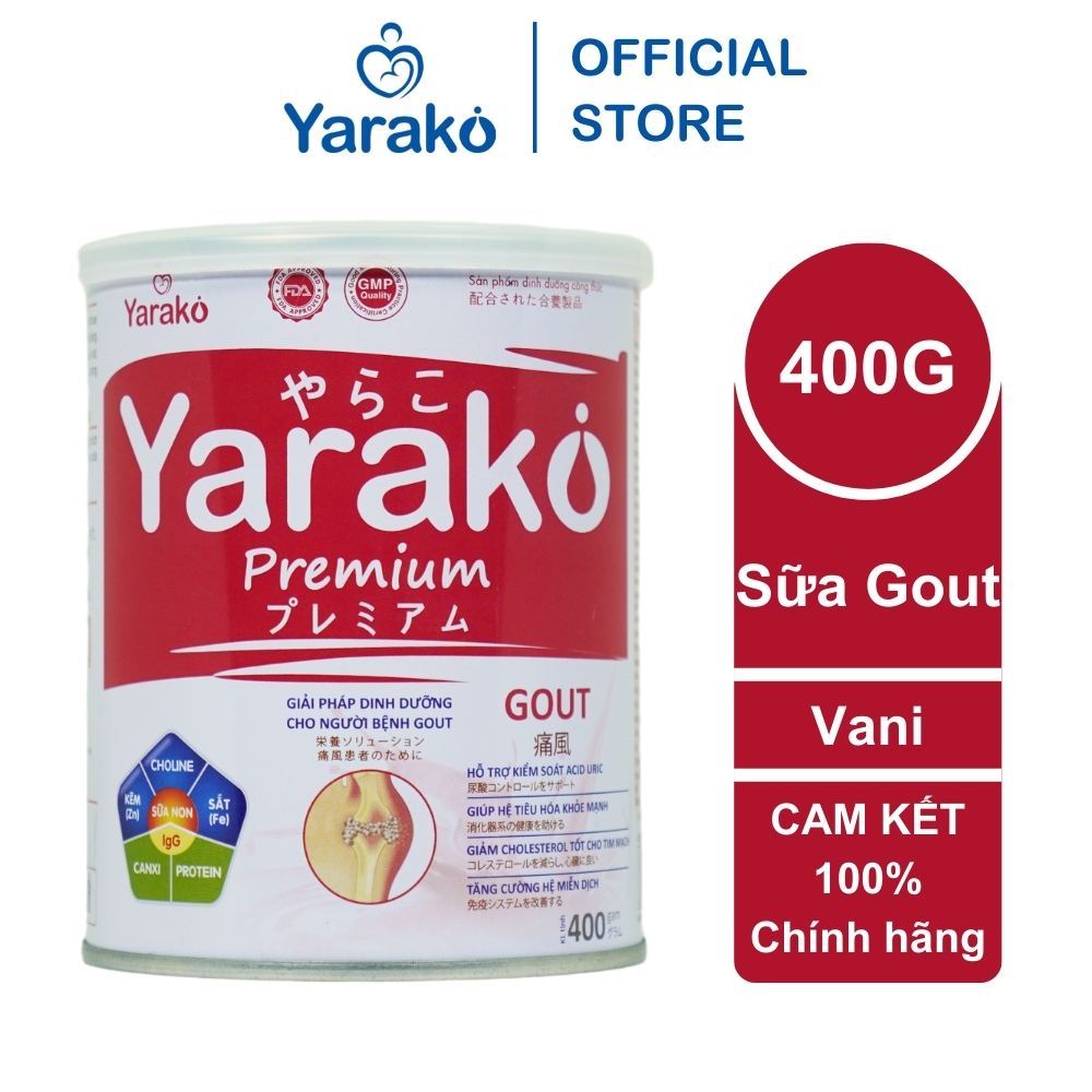 Yarako PREMIUM Gout Adult Milk Special Nutrition Solution For Gout ...