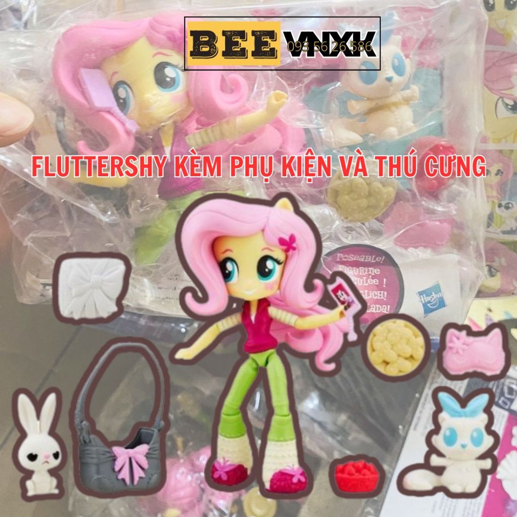 My Little Pony Fluttershy doll with accessories and pets BEE VNXK ...