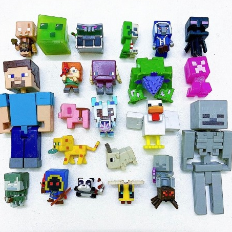 Minecraft character mini model toy, high quality materials safe for ...