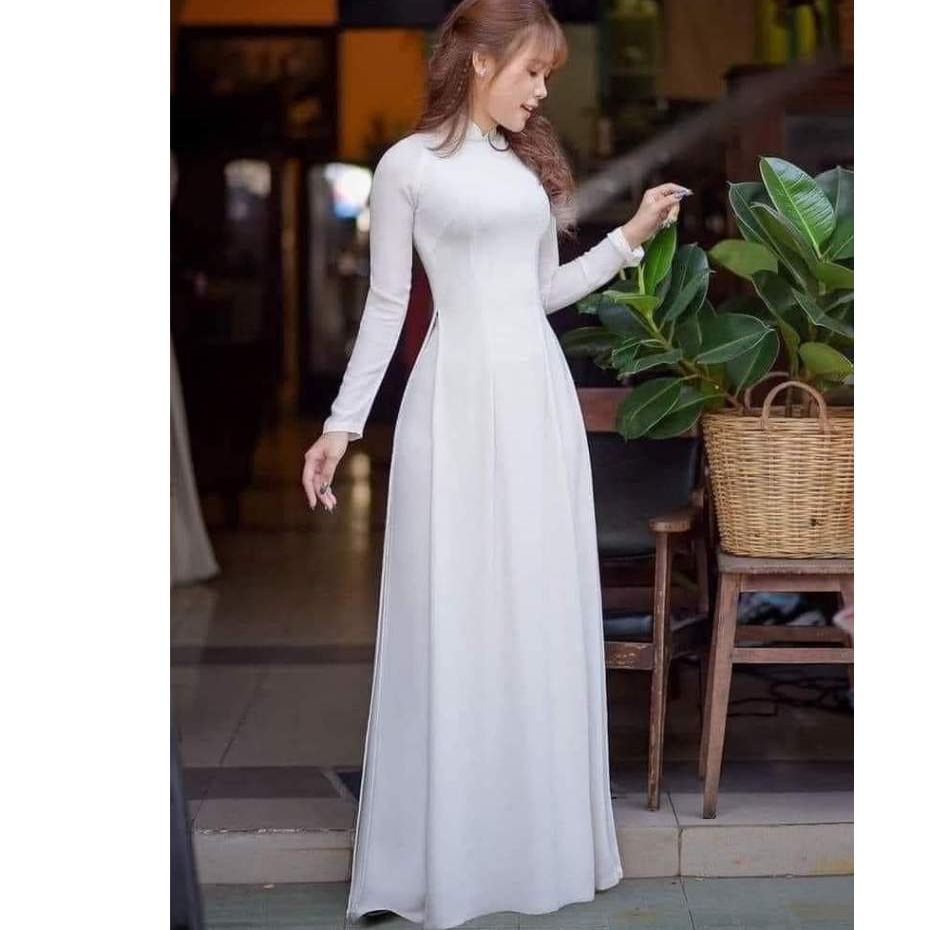 Traditional western ao dai with two flaps, new style modernized ao dai ...