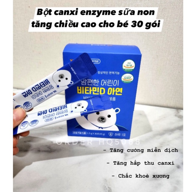 Calcium POWDER ENZYME SEA ALGAE COAST MILK BOX OF 30 PACKAGES - KOREA ...