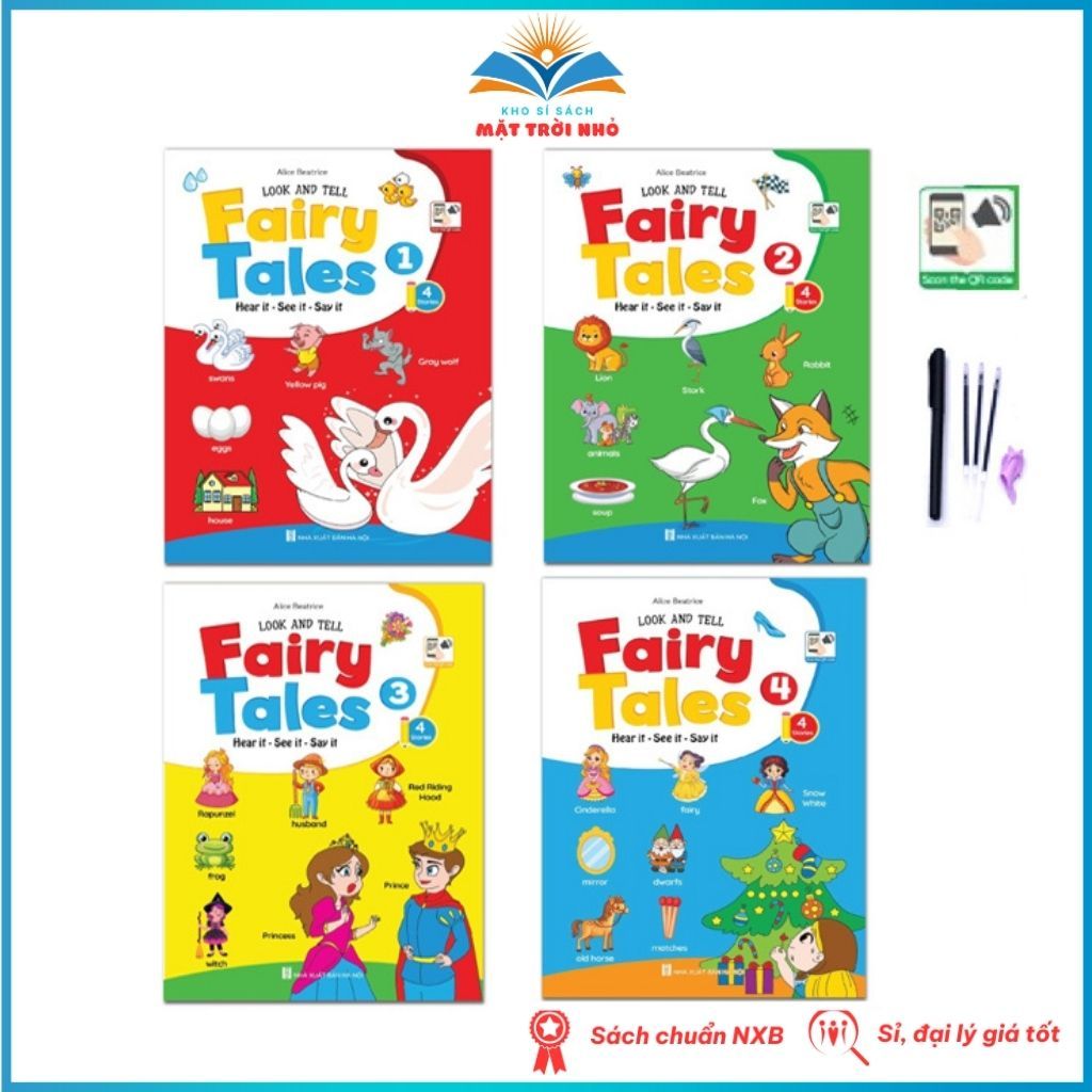 Book - Set of 4 English Visual Thinking Comics - Look And Tell Fairy ...