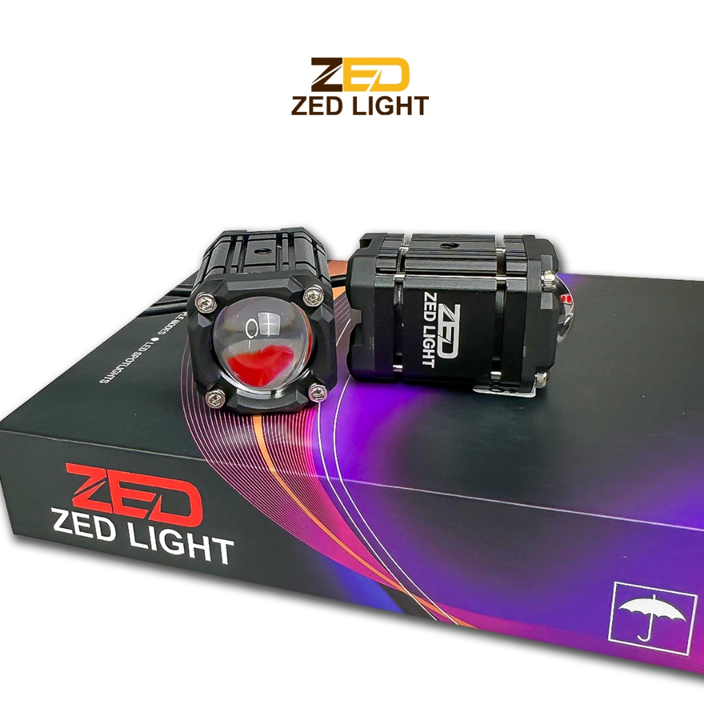 Mini W2 ZED LIGHT Spotlight - 12 24V DC 4 Brightness Modes - Integrated ...
