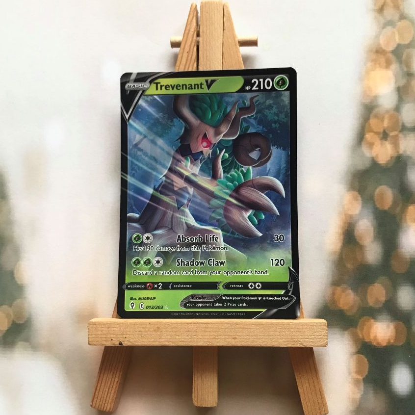 Pokemon Trevenant V 013 / 203 picture card - Genuine English Ultra Rare ...