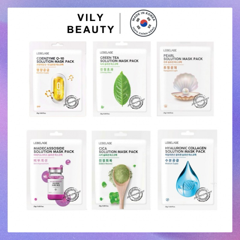 [Bill Han] Lebelage Solution Mask Pack 25ml | Shopee Malaysia