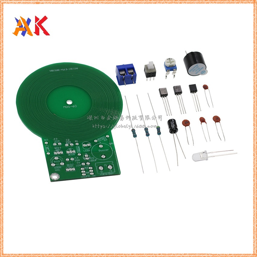 Dc [v A K] Dedicated 3v 5v 60mm Diy Metal Detection Sensor Module Self