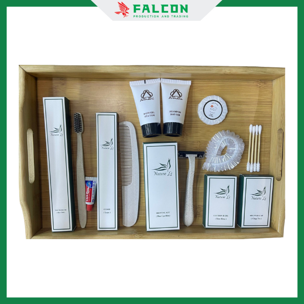 100 Amenities Barley Combo Sets, packaging, paper boxes with hotel logo ...