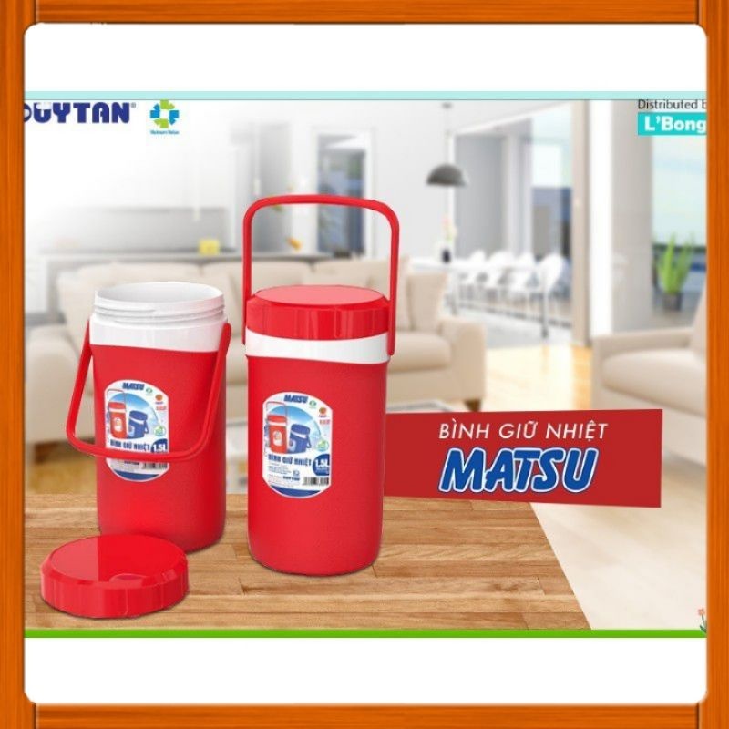 Duy Tan Matsu 1.5L Thermos Flask (Tap Type And Faucet Type) | Shopee ...