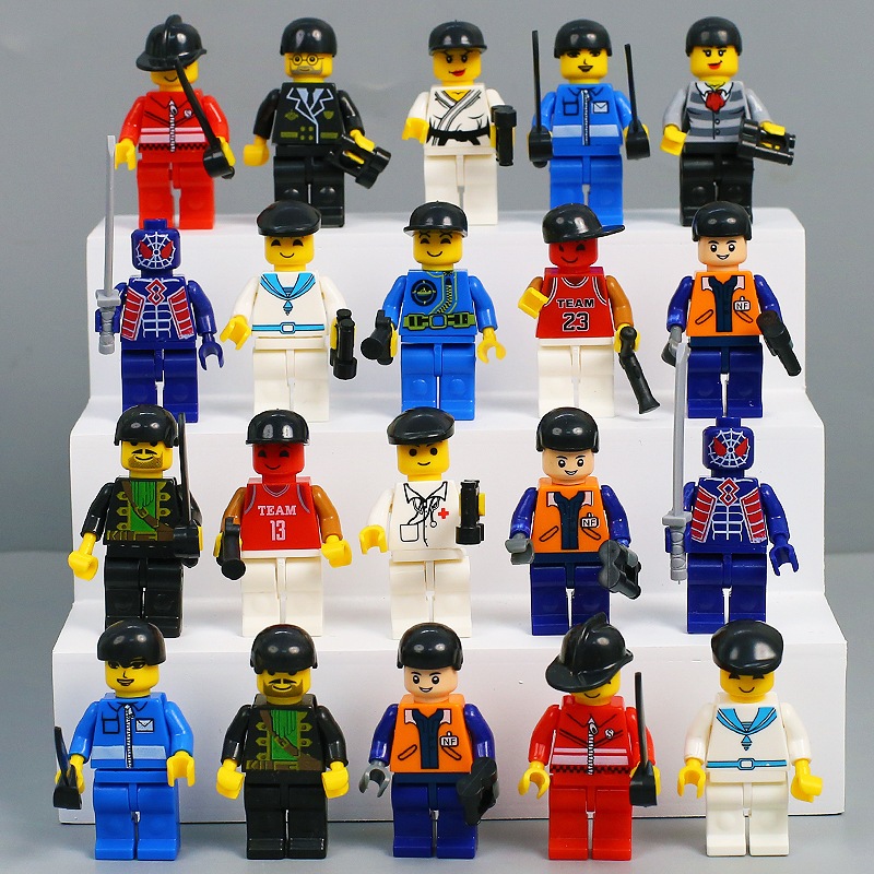 Minifigures Assembly Toys Random Small Characters, Character Models for ...
