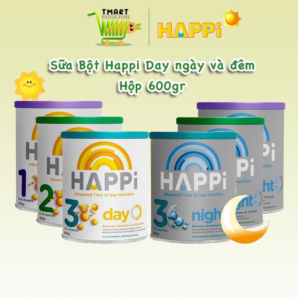 [DATE 2026] Happi Day Infant Formula Day And Night (Box 600gr) | Shopee ...