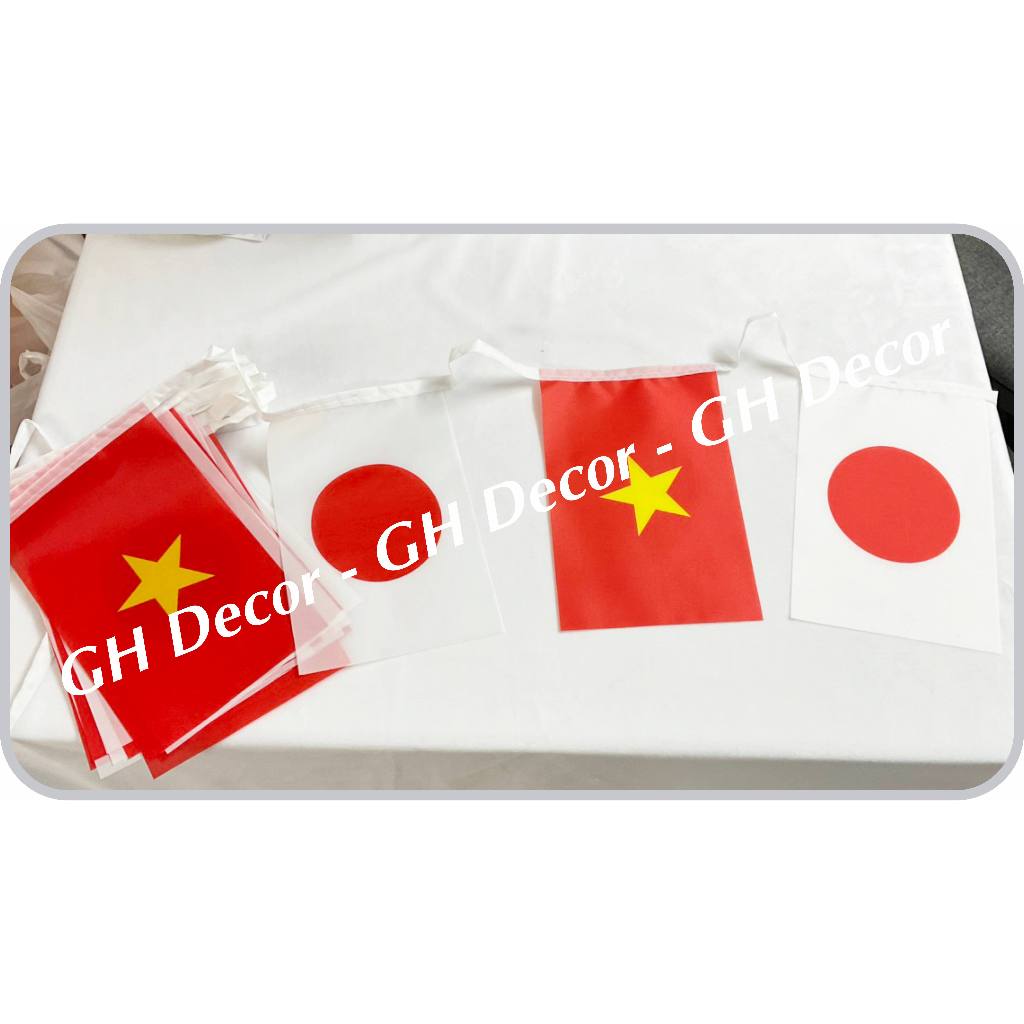 Vietnam - Japan Decorative String Flag (8m String) | Shopee Malaysia