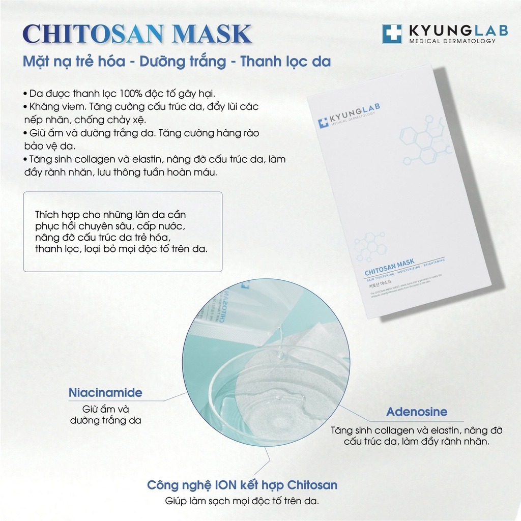 Chitosan Mask KyungLab purifies and detoxifies the skin | Shopee Malaysia