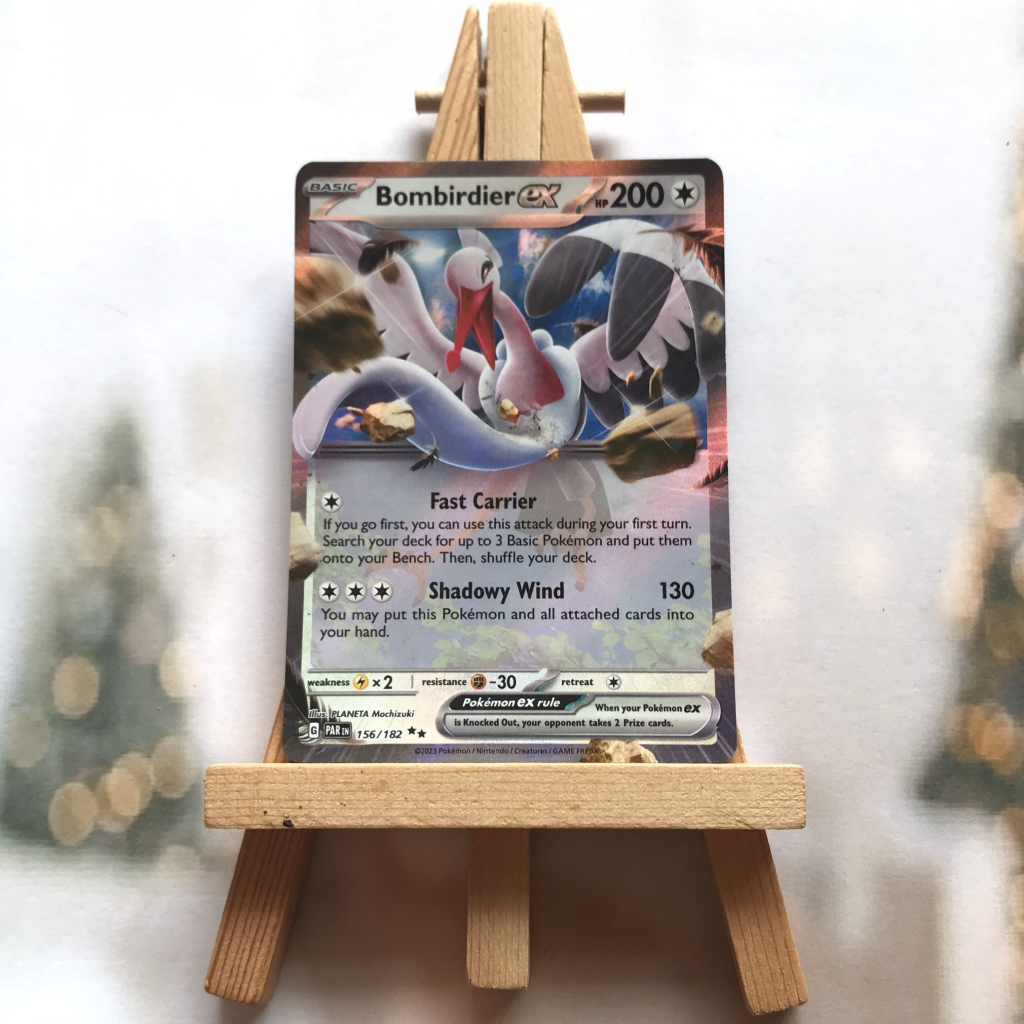 Pokemon Bombirdier ex 156/182 Card - Scarlet & Violet: Paradox Rift ...