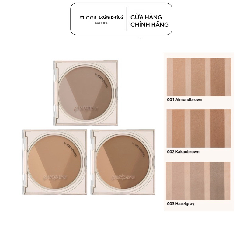 [PERIPERA] PERIPERA INK V-SHADING 3-PAN Contouring POWDER | Shopee Malaysia