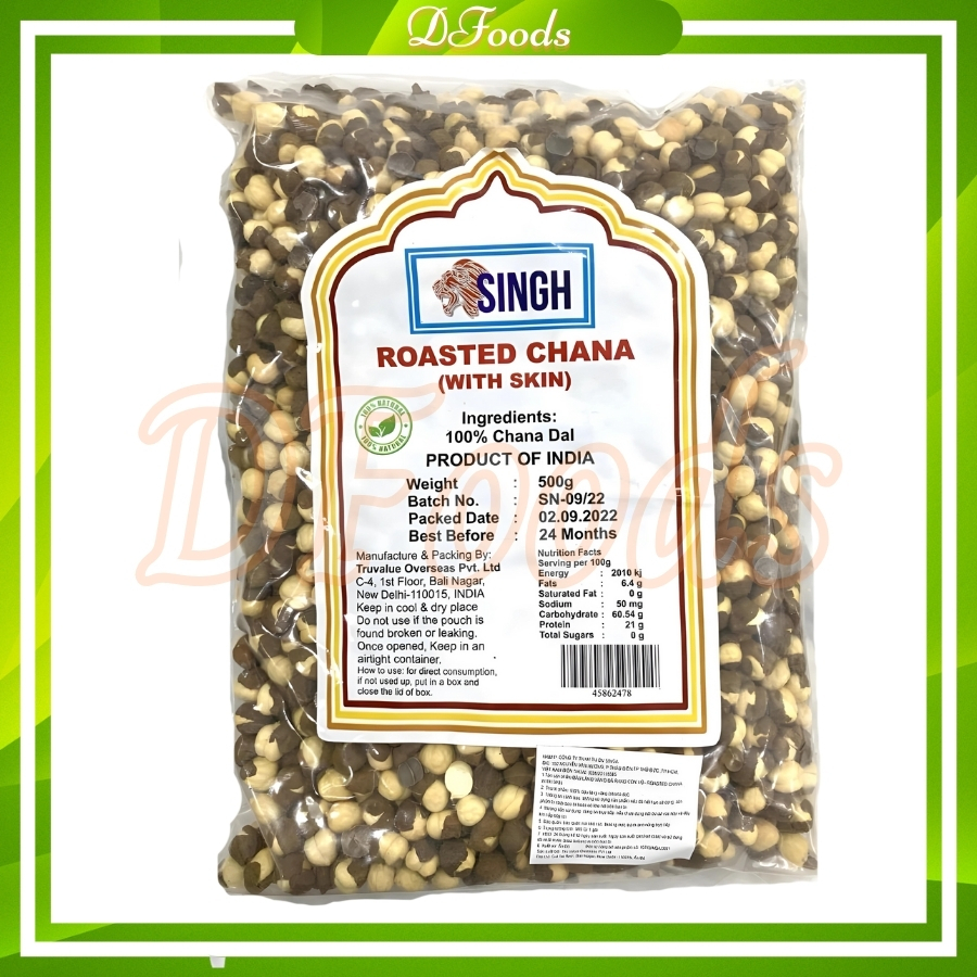 (Instant) Roasted Chana With Skin 500g | Shopee Malaysia