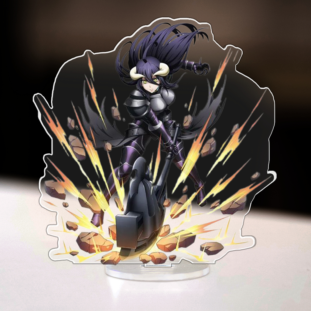 Standee Anime OVERLORD Albedo MANGA Cute Decorative Accessories, Desk ...