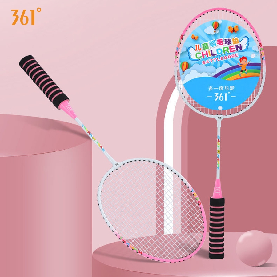 Genuine badminton racket for children 361 double racket with aluminum ...