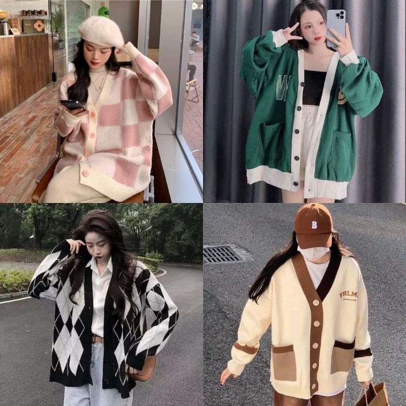 Compilation Of Models Jacket Carigan Currently Shopee Malaysia
