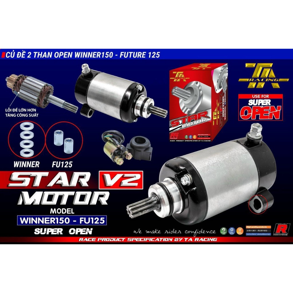 Start Motor For SUPRA FUTURE125 DASH125 W125 XRM125 WINNER RS150 RSX150 ...