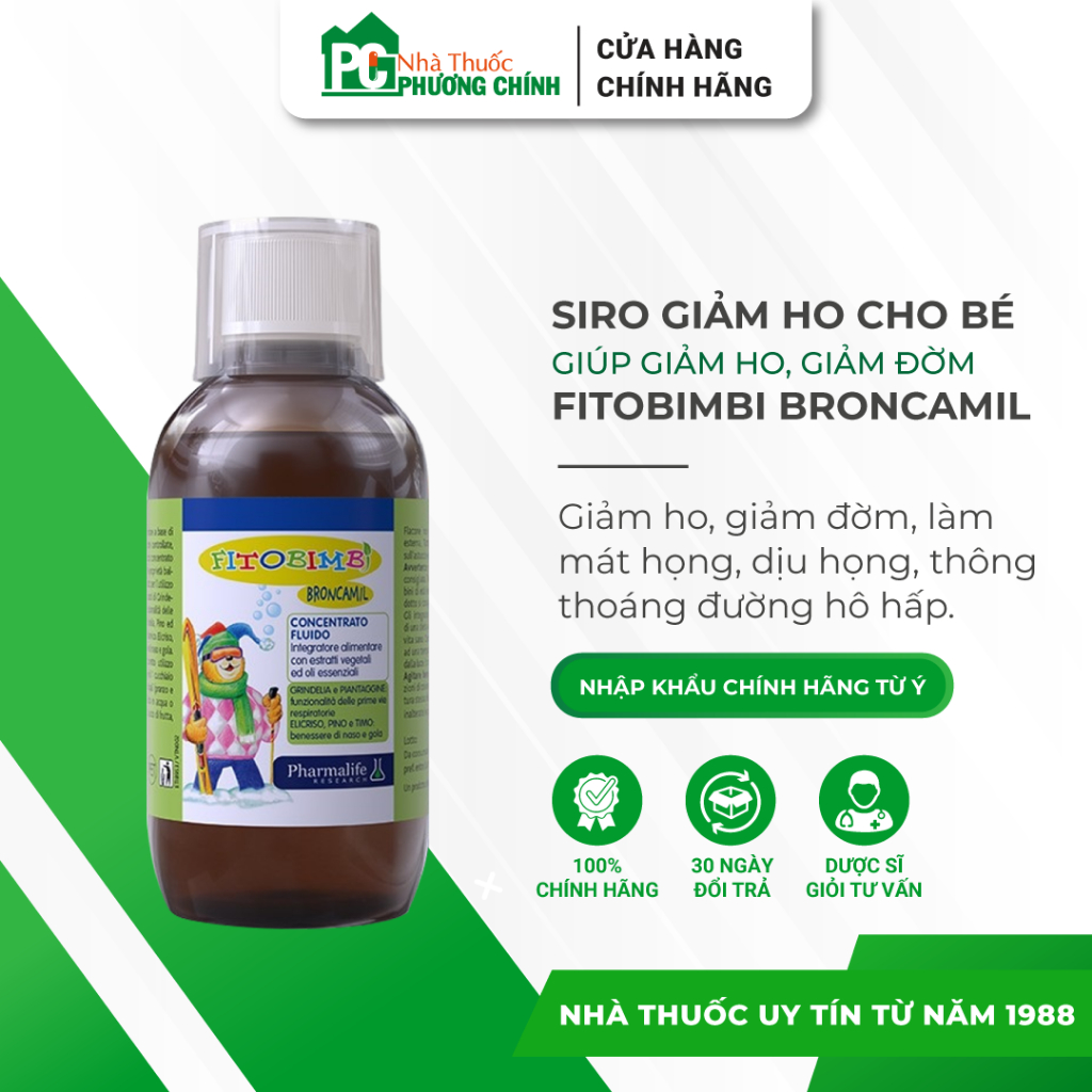 Fitobimbi Broncamil Baby Cough Syrup Supports Respiratory Boosting ...