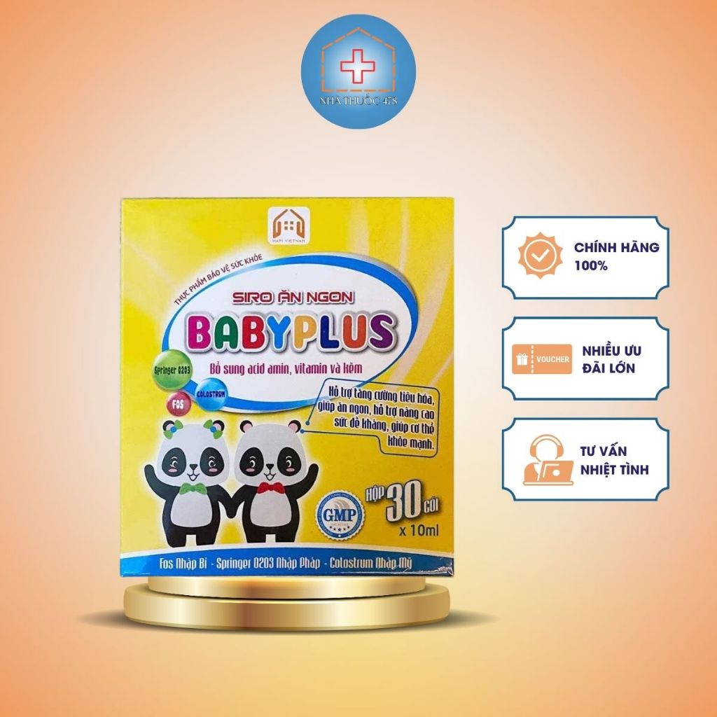 Genuine Baby Plus Delicious Food Syrup - Helps Baby Stop Anorexia, Gain ...