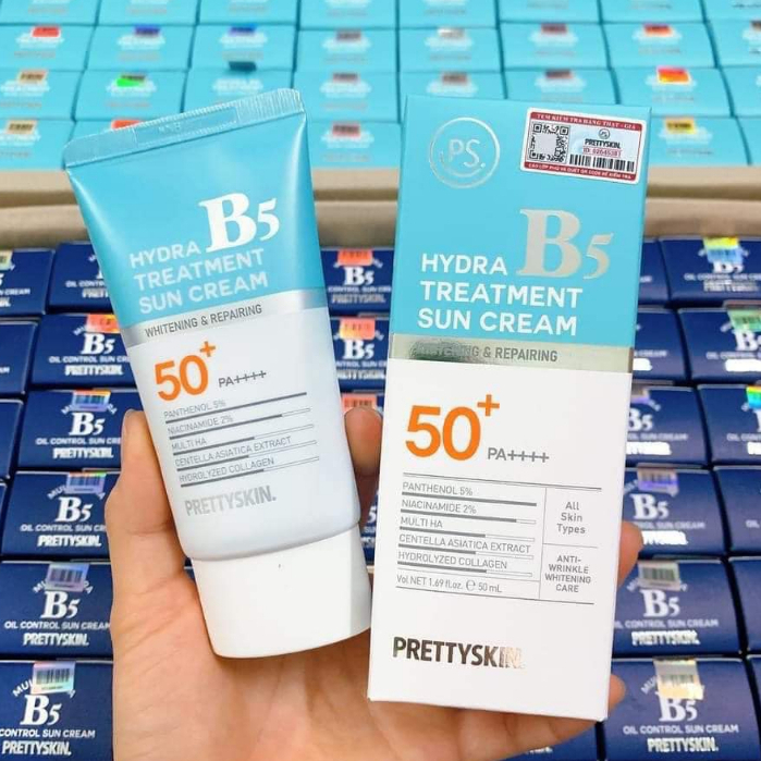 Sunscreen B5 PRETTY SKIN HYDRA TREATMENT B5 SUN CREAM SPF 50+/PA ...