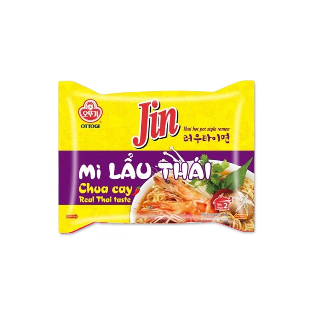 Box of 20 packs of Jin Ottogi spicy and sour Thai hot pot noodles 115g | Shopee Malaysia