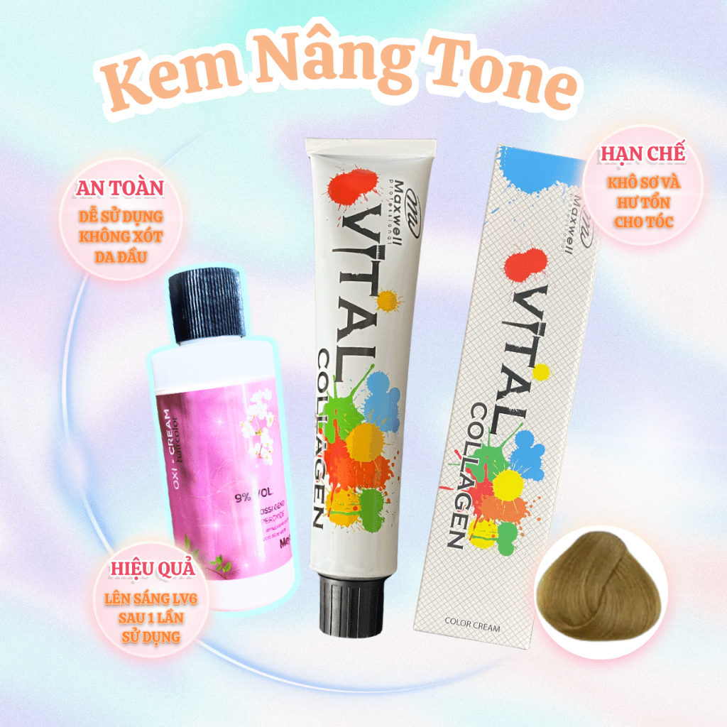 Lv6 lv7 hair tone enhancing cream is safe and easy to use at home, no pain, no scalp irritation ...