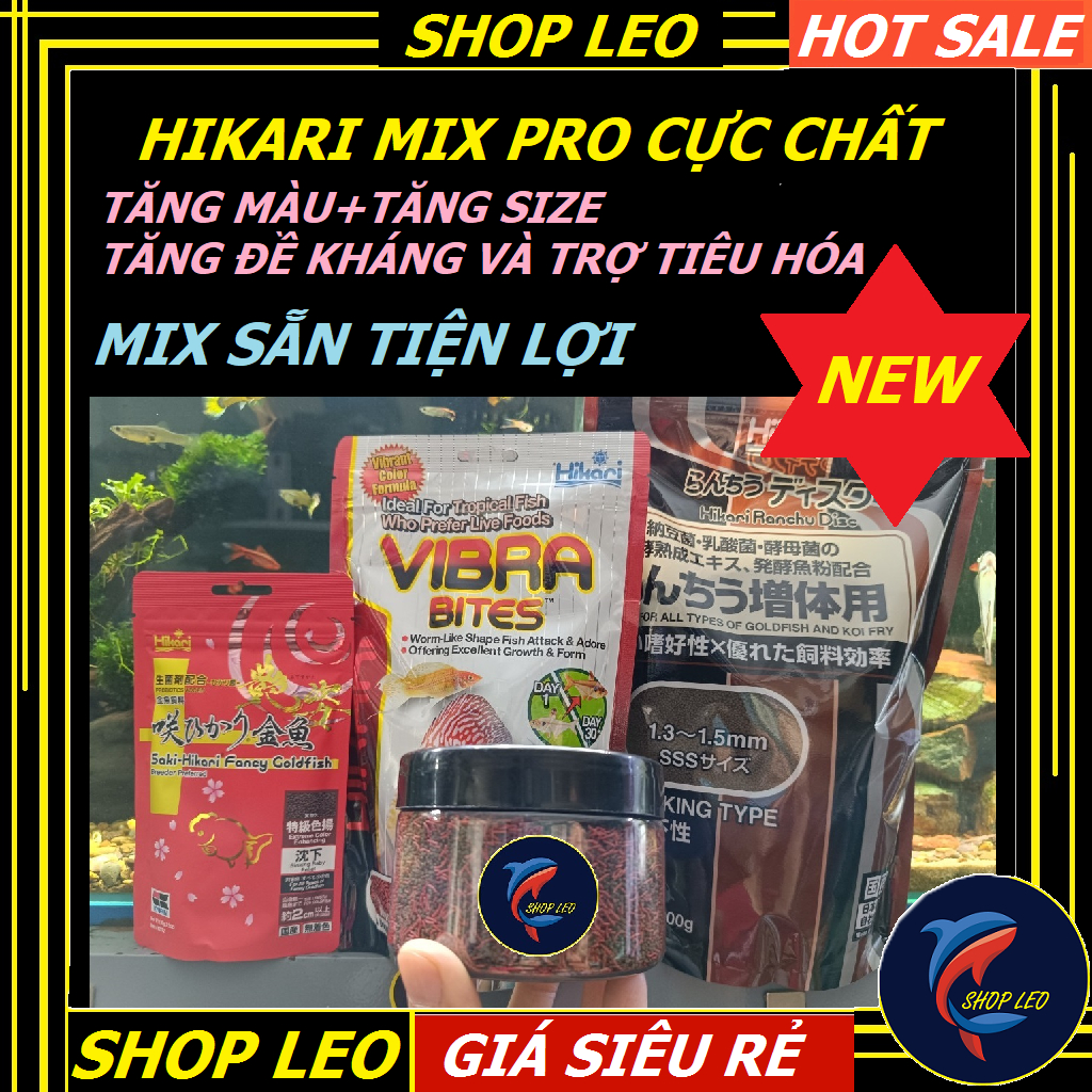 Hikari MIX PRO food increases color and size, supplements vitamins to ...