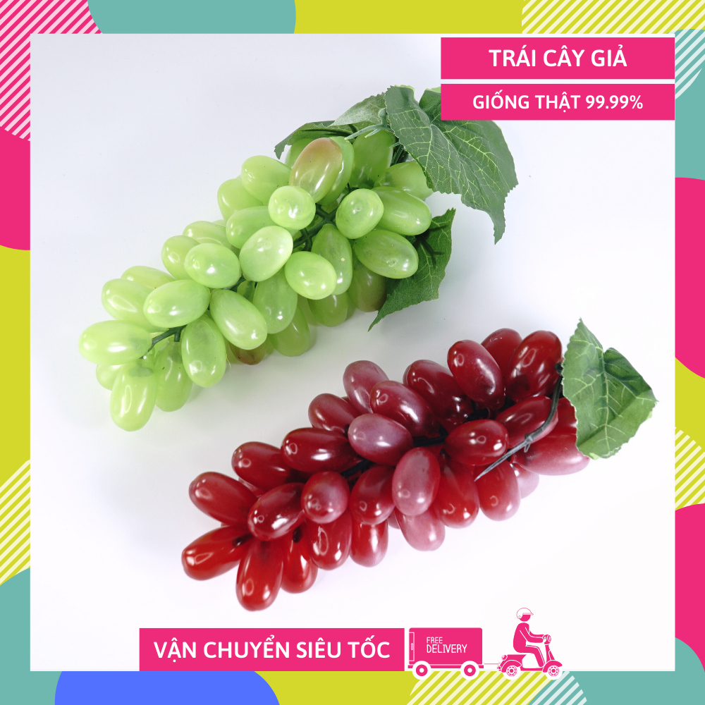 Very beautiful decorative bunch of fake grapes, fake fruits, fake ...