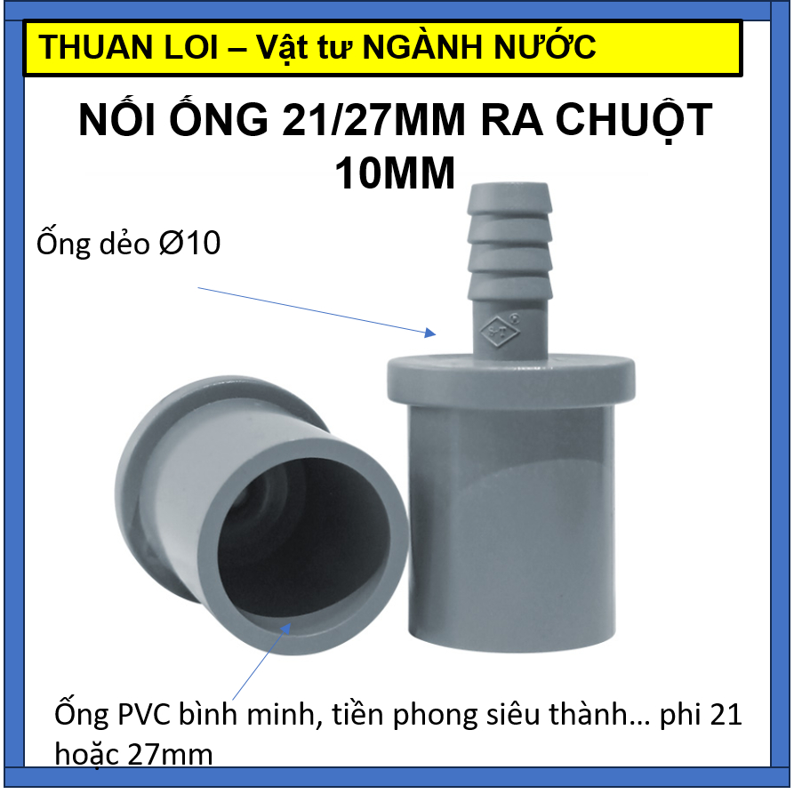 Connecting non-21, 27 PVC pipes to 10mm soft pipes - Genuine Products ...