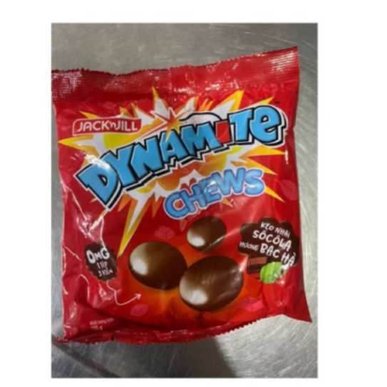 Dynamite 3-Piece Candy Mint Flavored Chocolate Chewing Candy 125g ...