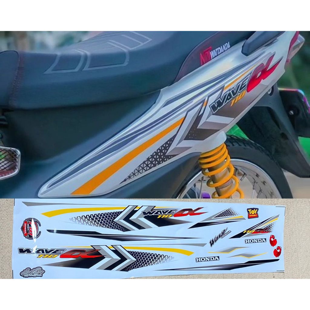 Wave Car Stickers Wave Alpha Stamps Latest Model 2024 3-Layer Removable ...
