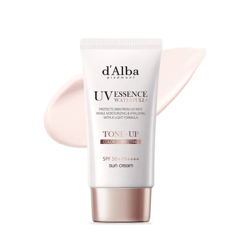 D'alba Waterfull Essence / MILD / TONE UP/ PURPLE Sun Cream SPF50+ PA ...