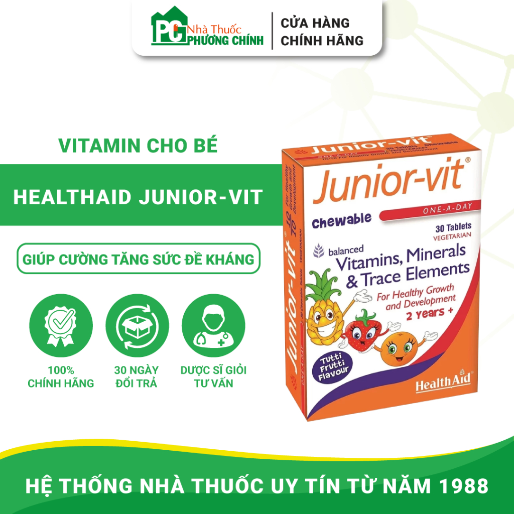 Healthaid Junior-Vit Multivitamin for Children - Helps Children ...