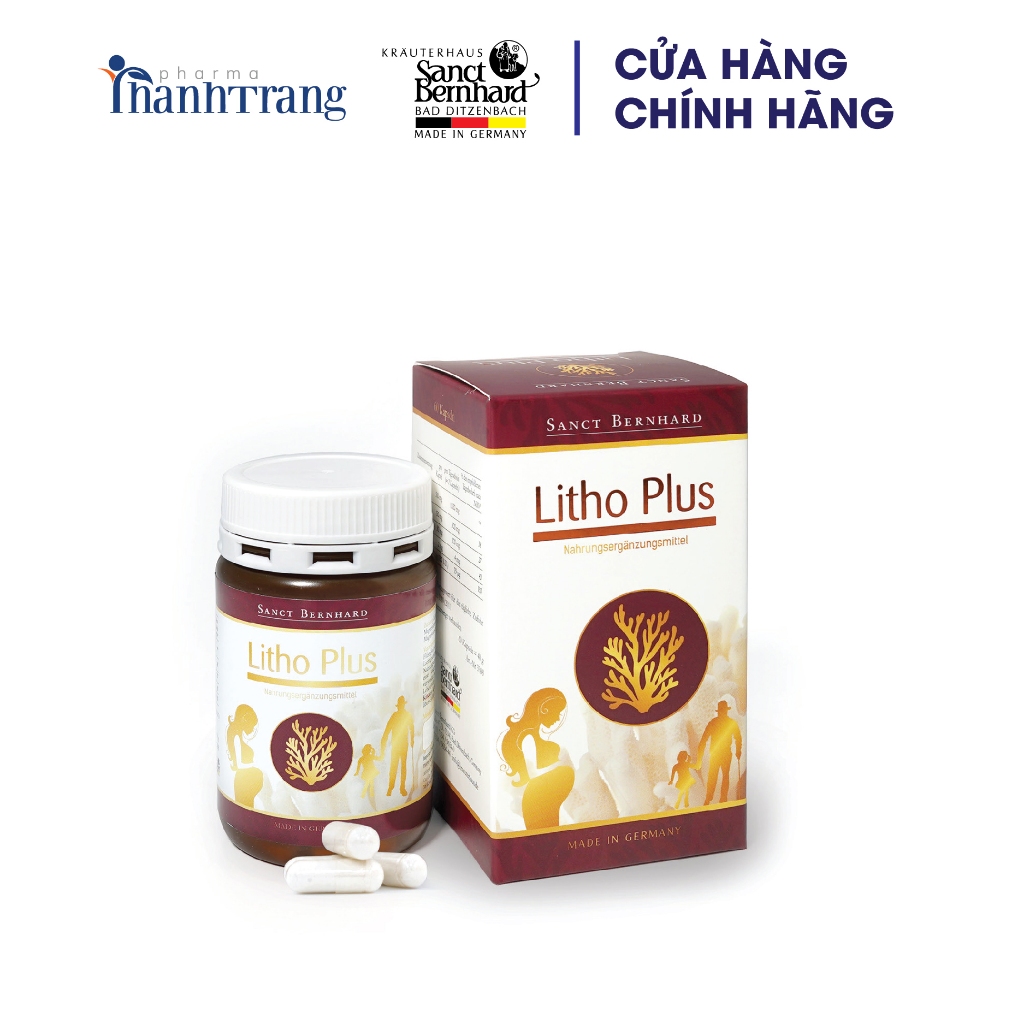 Lithp Plus calcium supplement from red seaweed - Sanct Bernhard ...