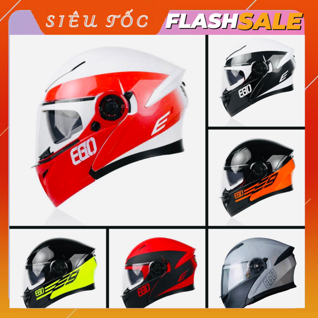 EOE9 full-face full-face helmet, 2-glass jaw helmet | Shopee Malaysia