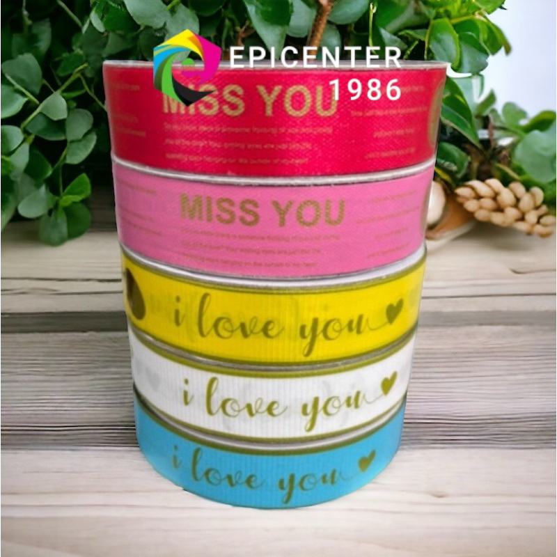Thai Ribbon Plastic Ribbon with Letters - 2 Inches (2cm) | Shopee Malaysia