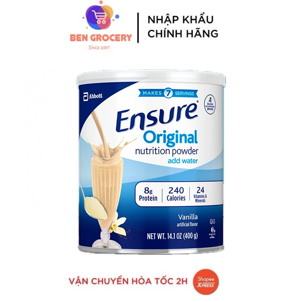 Ensure Original Vanilla Milk Powder 400g Domestic Usa | Shopee Malaysia