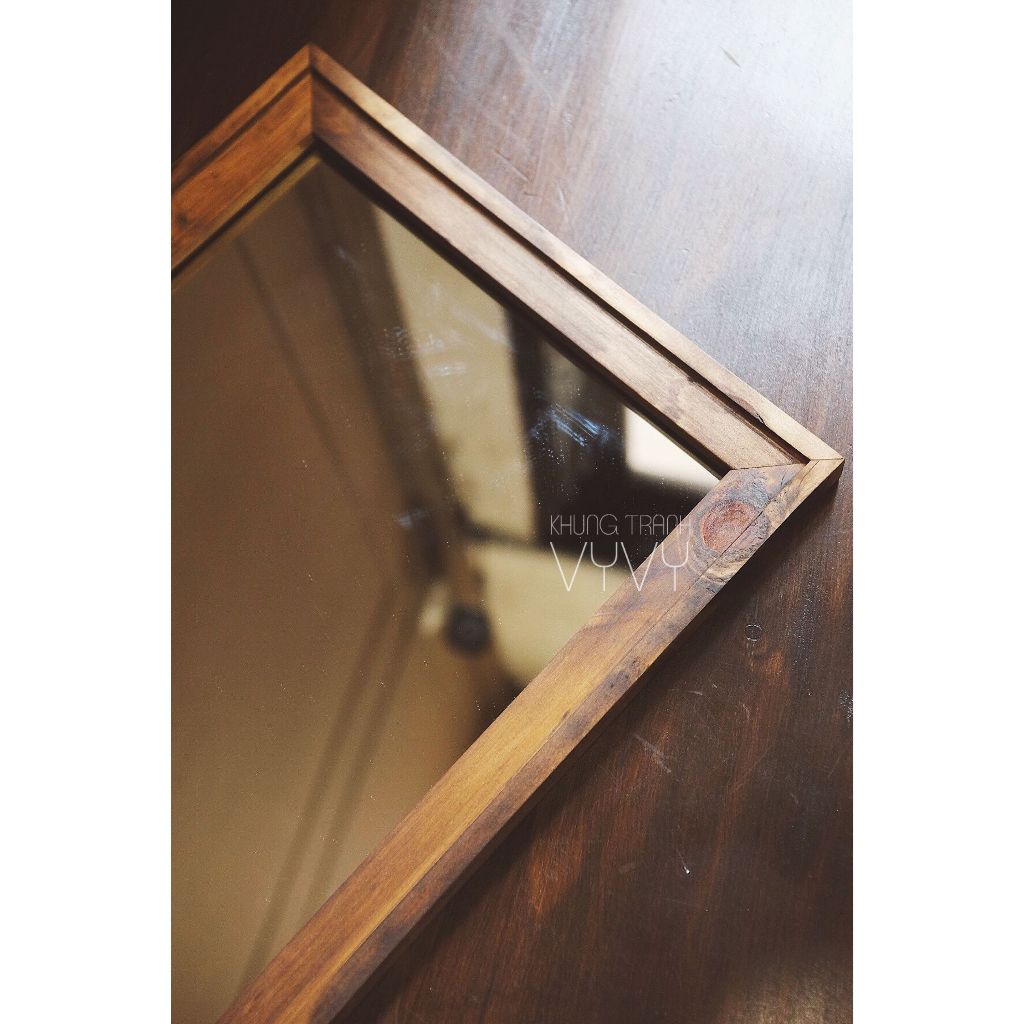 [Express] Classic pine mirror frame 30x40 covered with 3cm diagonal ...