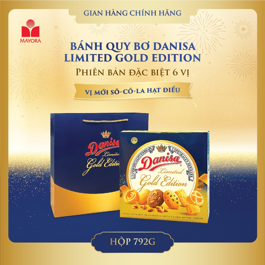 Danisa LIMITED GOLD EDITION BUTTER BISCUITS - SPECIAL EDITION 6 FLAVORS ...