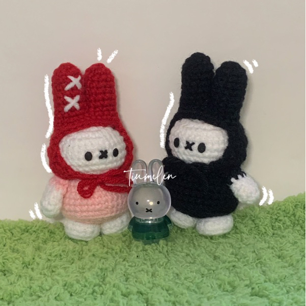Small SIZE MIFFY TOY IN WOOL (HANDMADE) | Shopee Malaysia