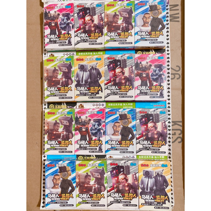 Skibidi Toilet Deck Of Cards, Irresistible (52 Cards) | Shopee Malaysia