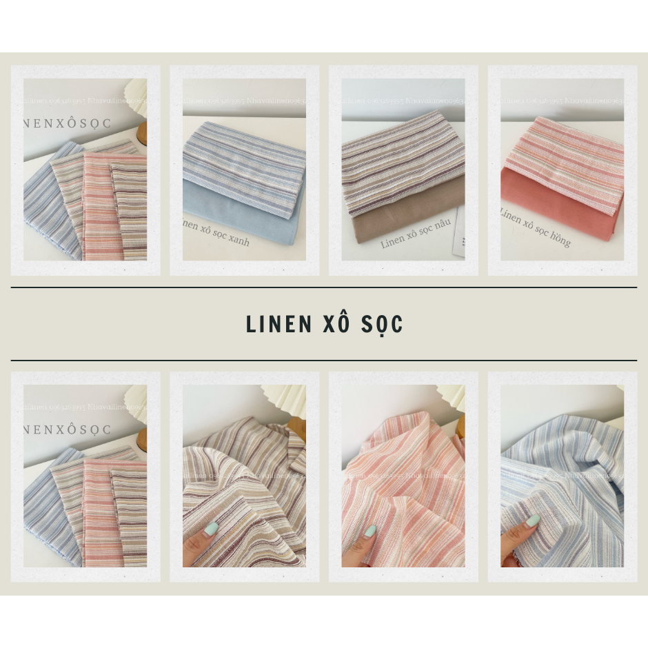 Synthetic Striped Linen Fabric, High Quality Material, Soft, Cool, Safe ...