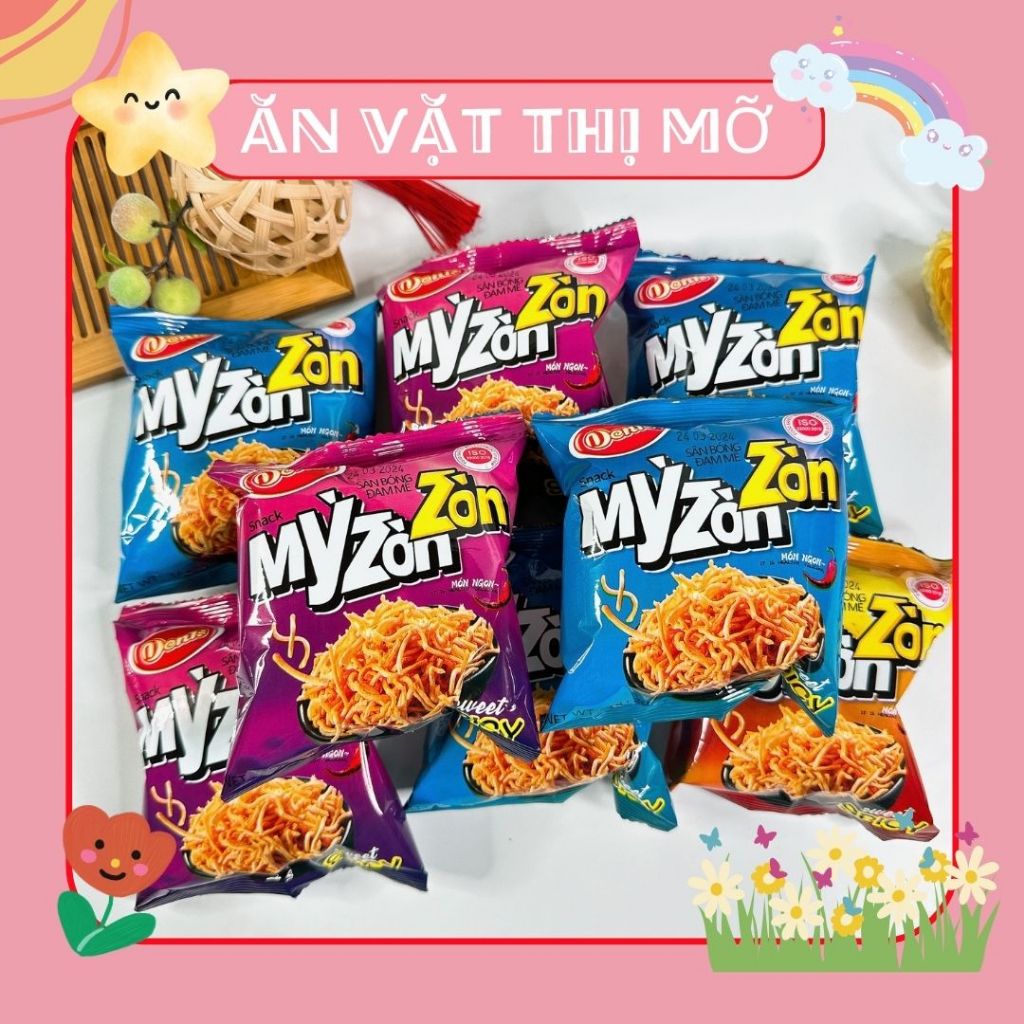 Zon Denis Crispy Noodle Snack Pack Of 18g Is Extremely Crispy | Shopee ...