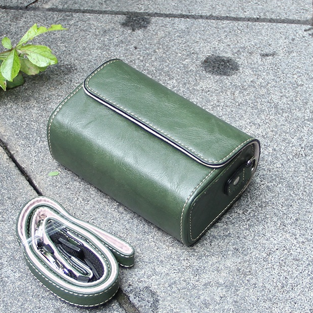 Leather Camera Bag For Small Camera Sony ZV1 RX100, Canon G5X G7X ...