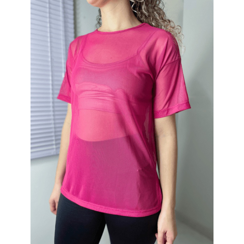 (auth) Shein mesh shirt | Shopee Malaysia